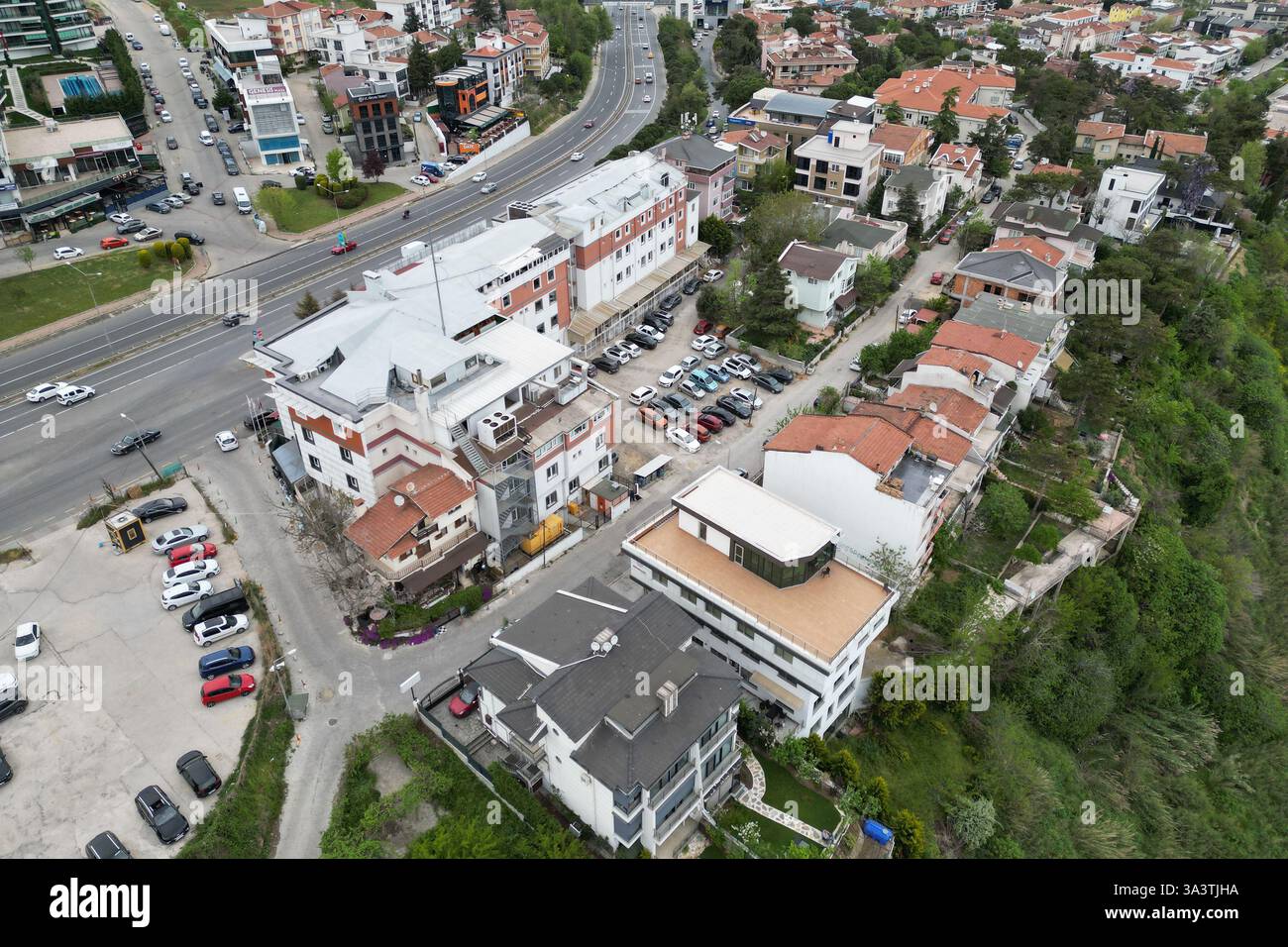 aerial view of Tekirdag Yasam Hospital in Turkey Stock Photo - Alamy