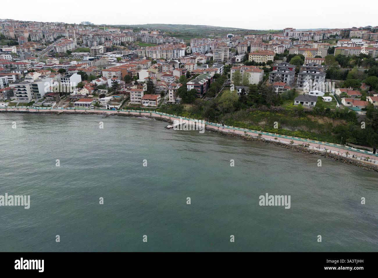 aerial view of Tekirdag city in Turkey Stock Photo - Alamy