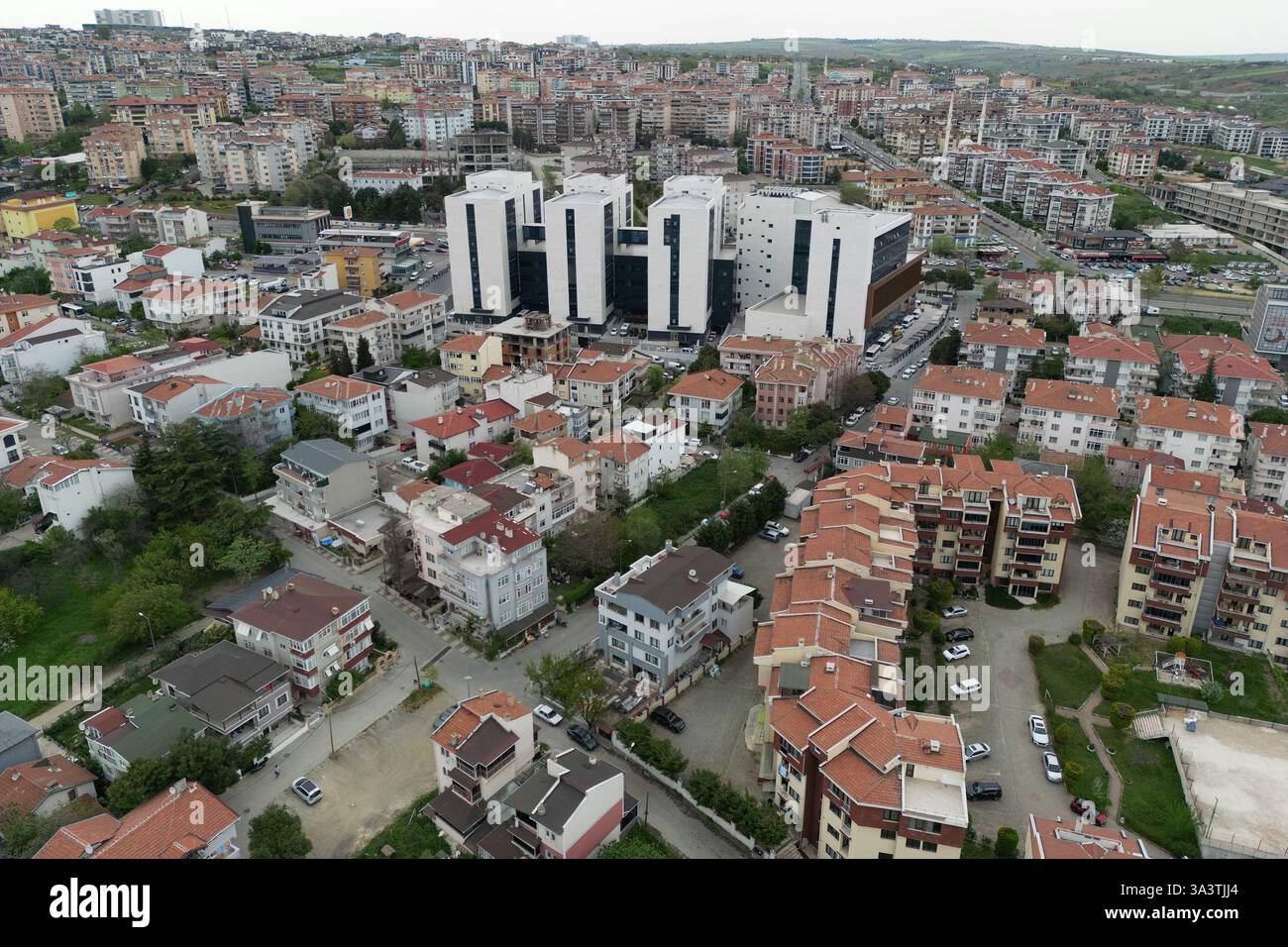 aerial view of Tekirdag city in Turkey Stock Photo - Alamy