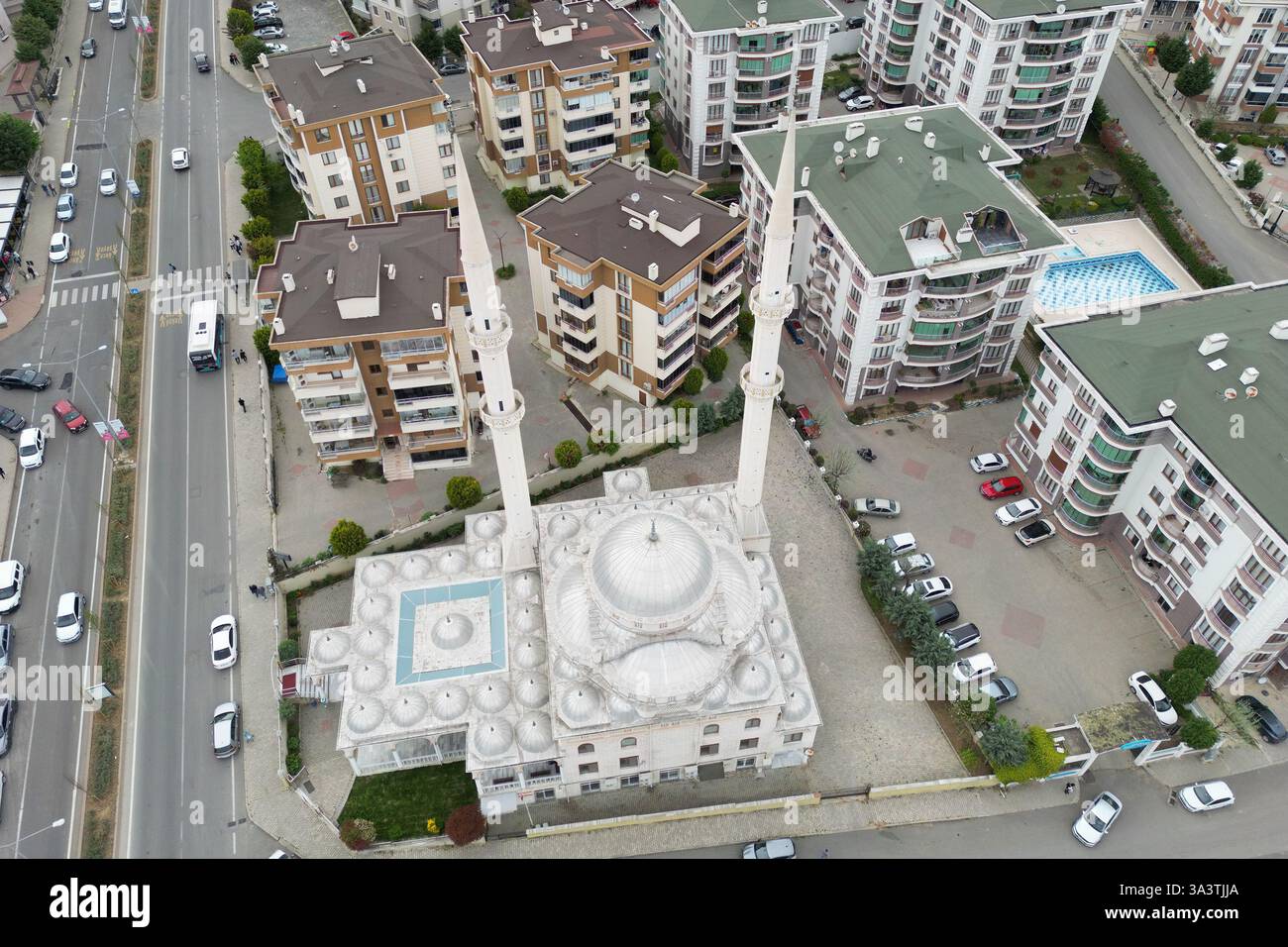 aerial view of Rustem Pasha Mosque, Tekirdag, Turkey Stock Photo - Alamy