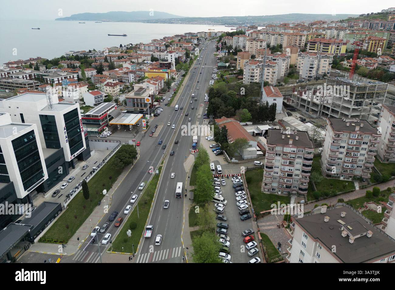 aerial view of Tekirdag city in Turkey Stock Photo - Alamy