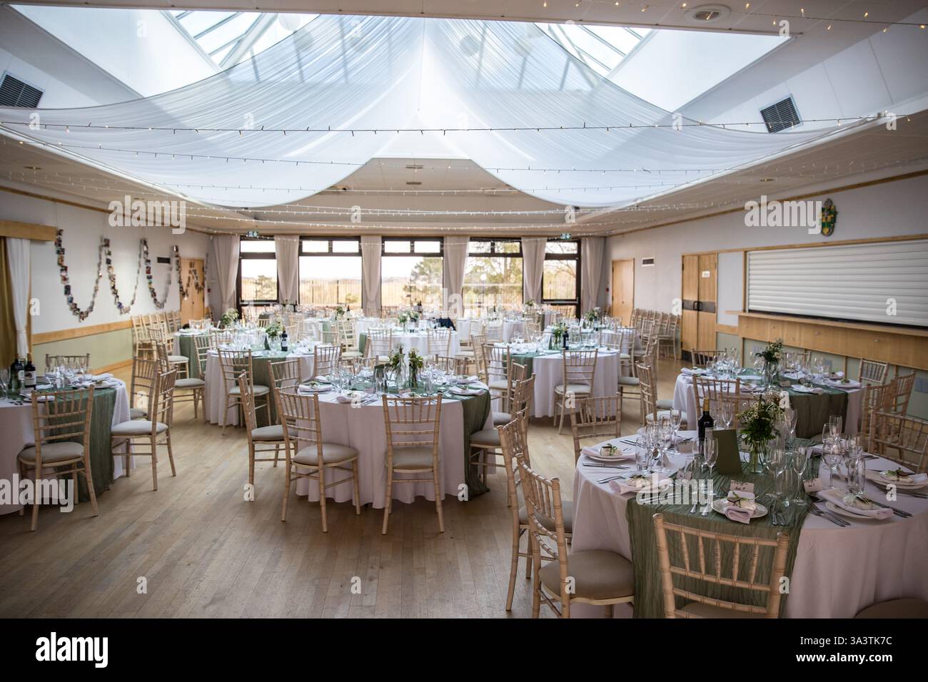 Room set up for a wedding Stock Photo - Alamy