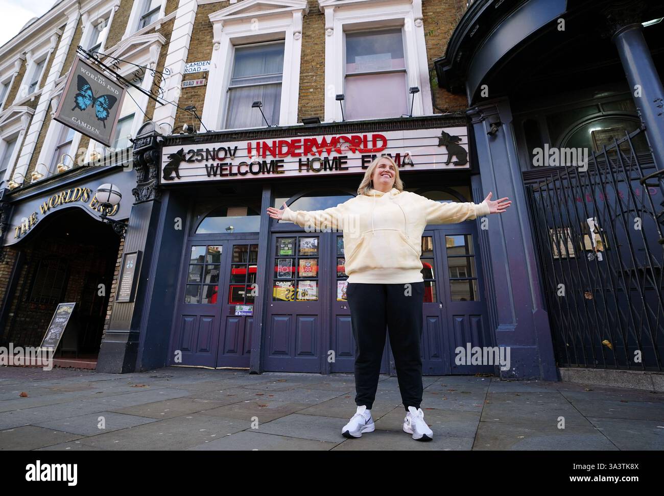 USA Women's head coach Emma Hayes outside The World's End pub in Camden ...