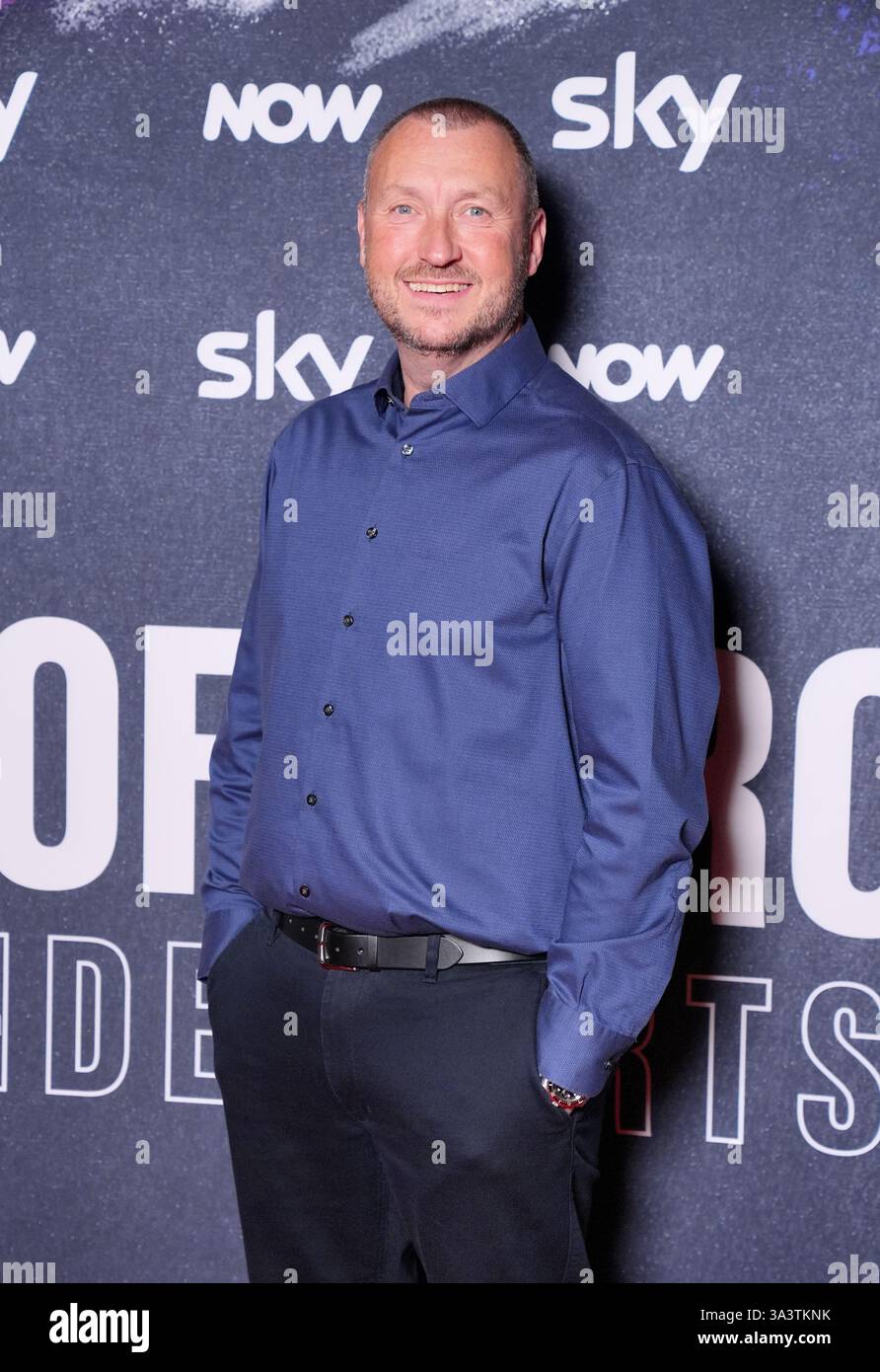 Wayne Mardle arriving for the world premiere of Sky documentary Game of ...