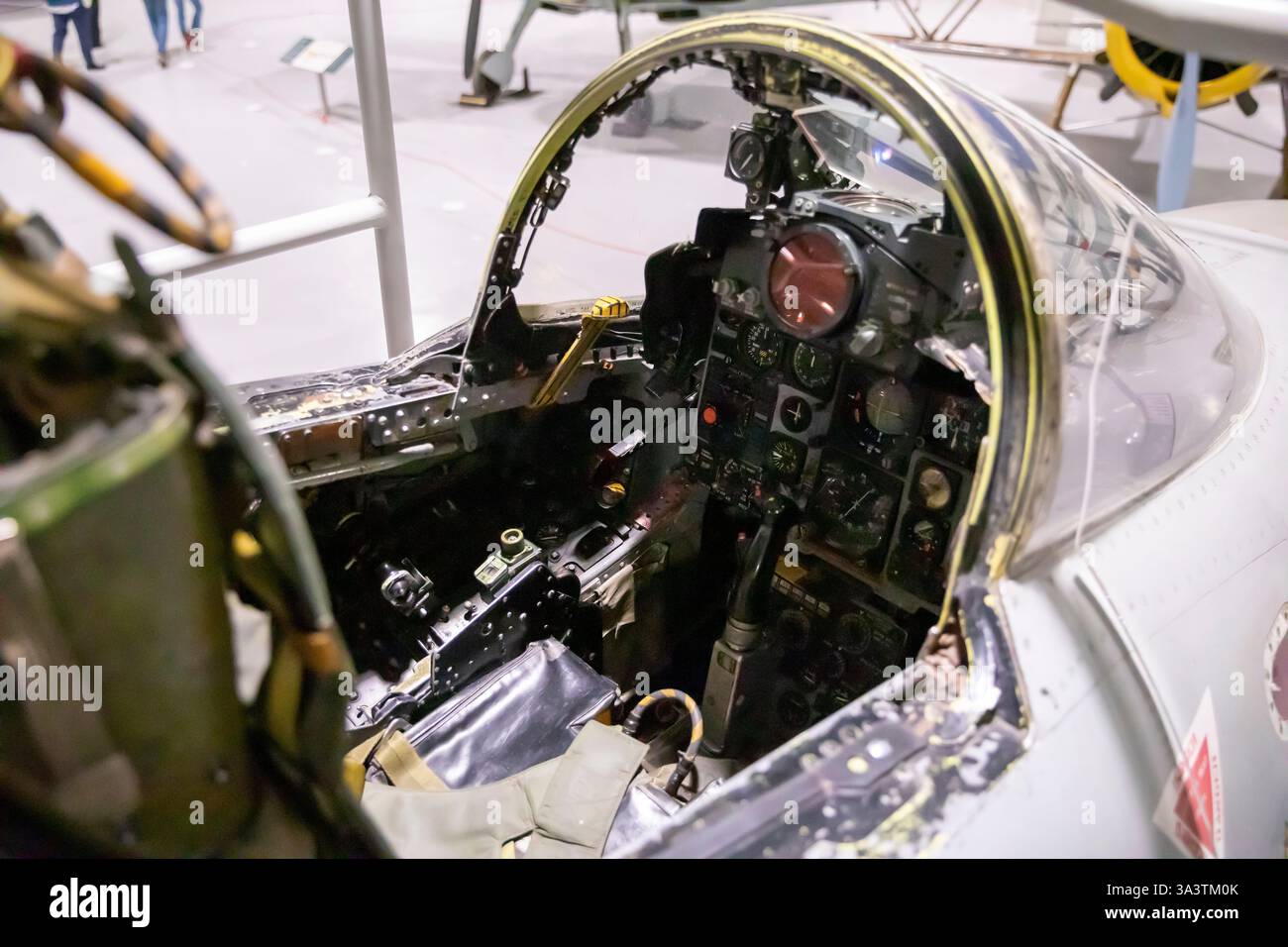 Blackburn Buccaneer Cockpit Stock Photo - Alamy