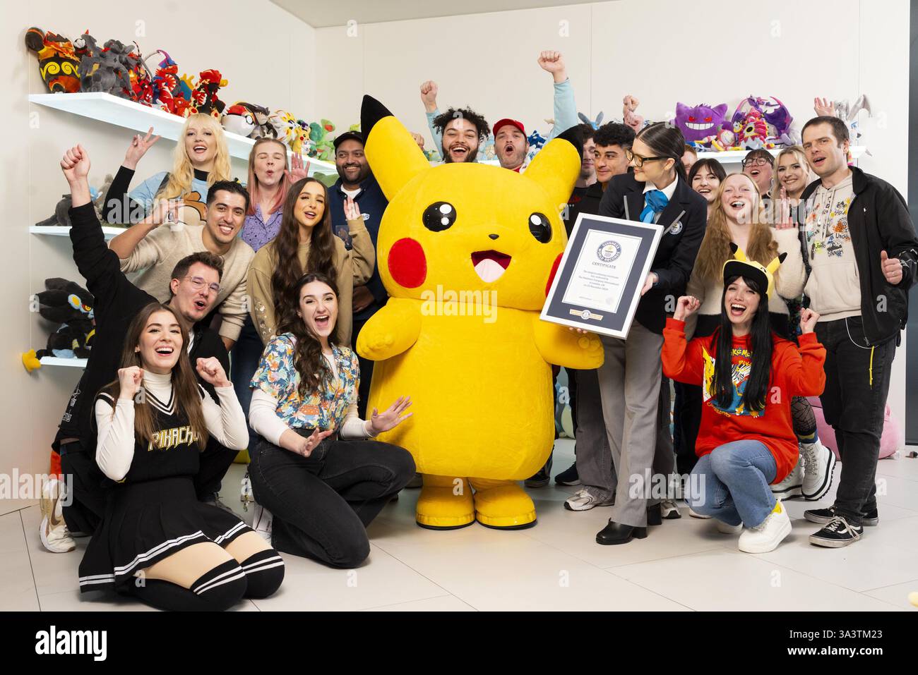 EMBARGOED TO 0001 TUESDAY NOVEMBER 26 EDITORIAL USE ONLY A Pikachu ...