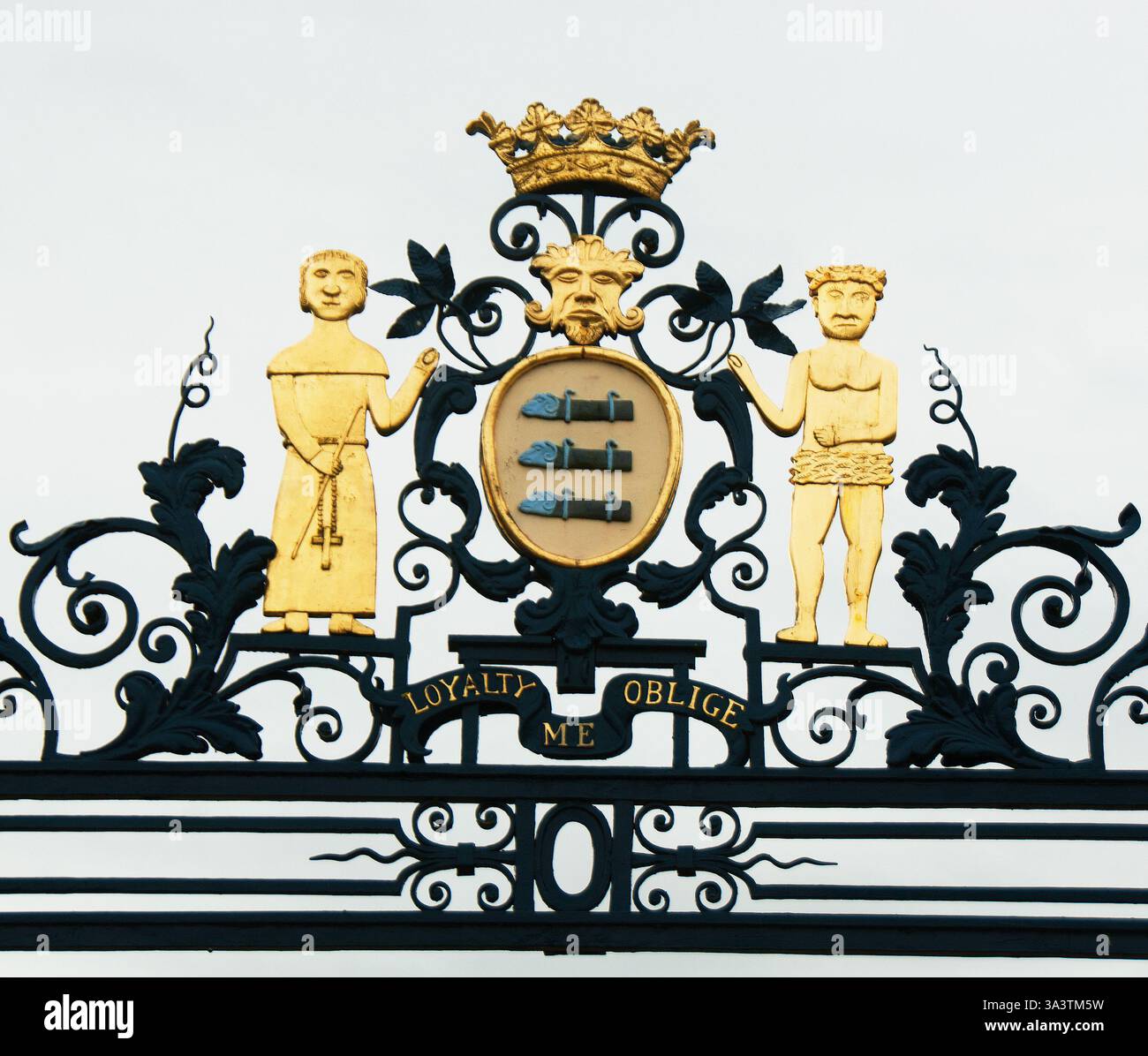 18c ironwork entrance gates hi-res stock photography and images - Alamy