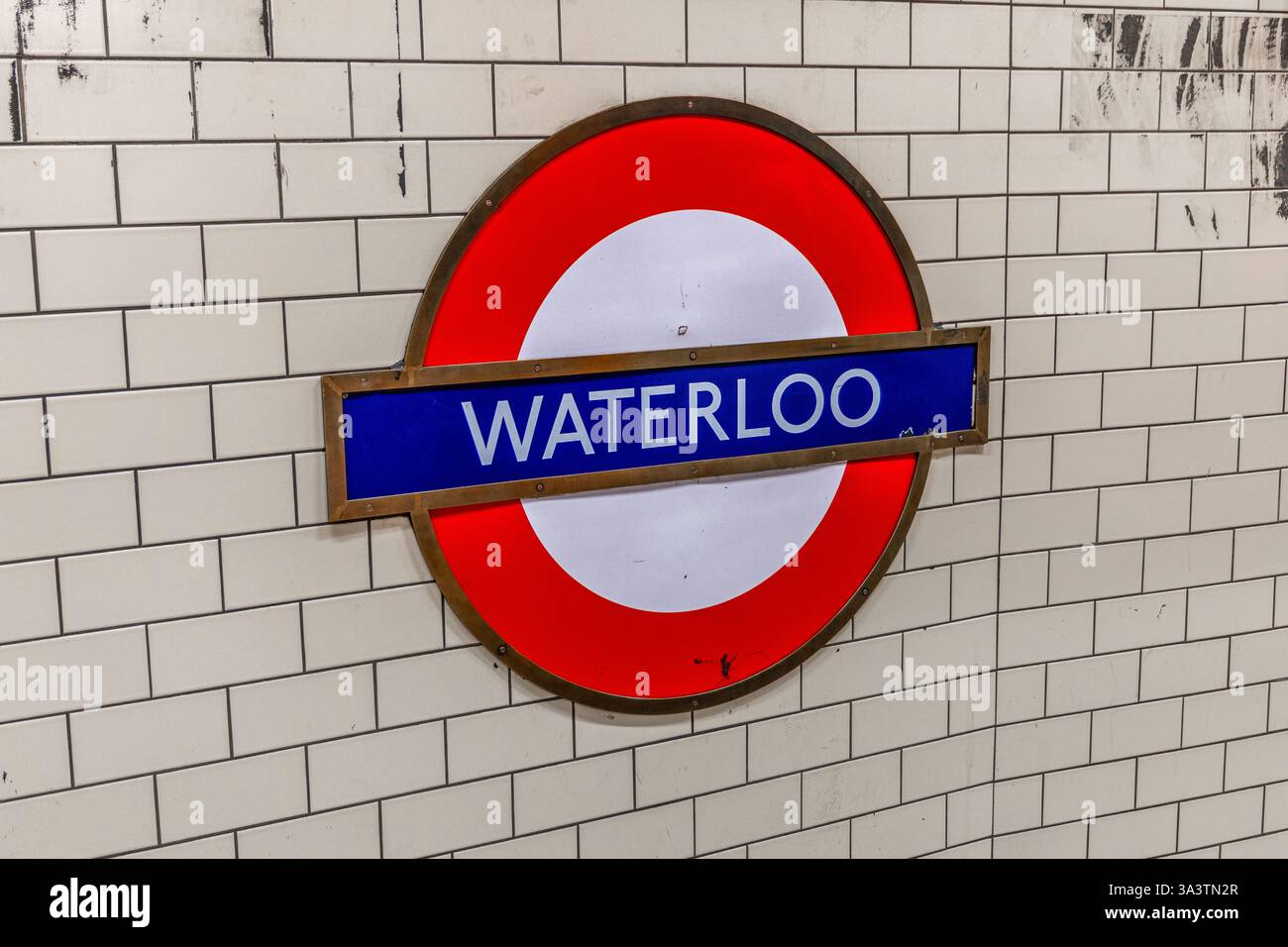 London, UK- September 19, 2024: Waterloo Station, London Underground ...