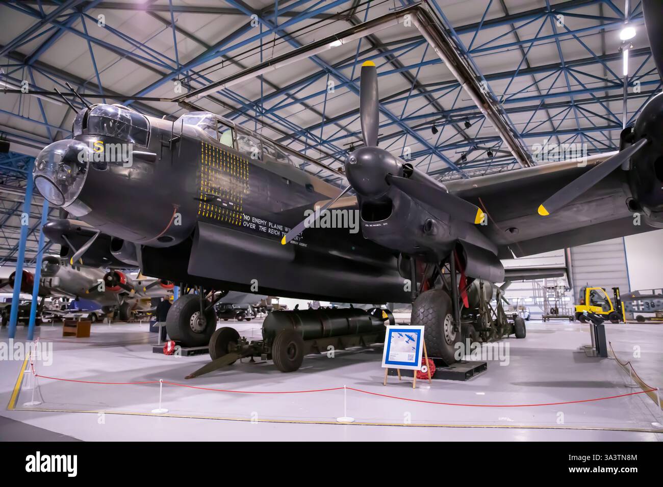 Avro Lancaster RAF Museum Hendon Stock Photo - Alamy