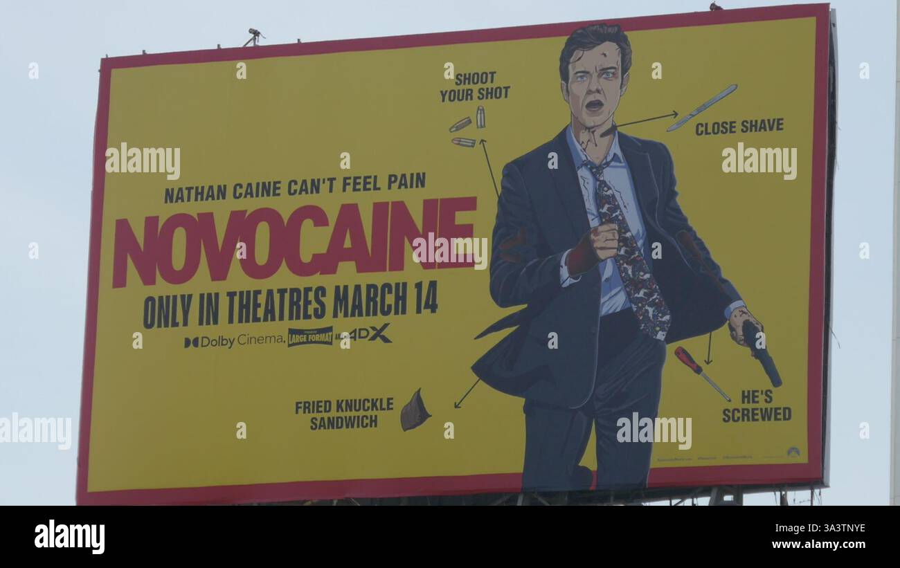 Los Angeles, California, USA 16th March 2025 Jack Quaid Novocaine ...