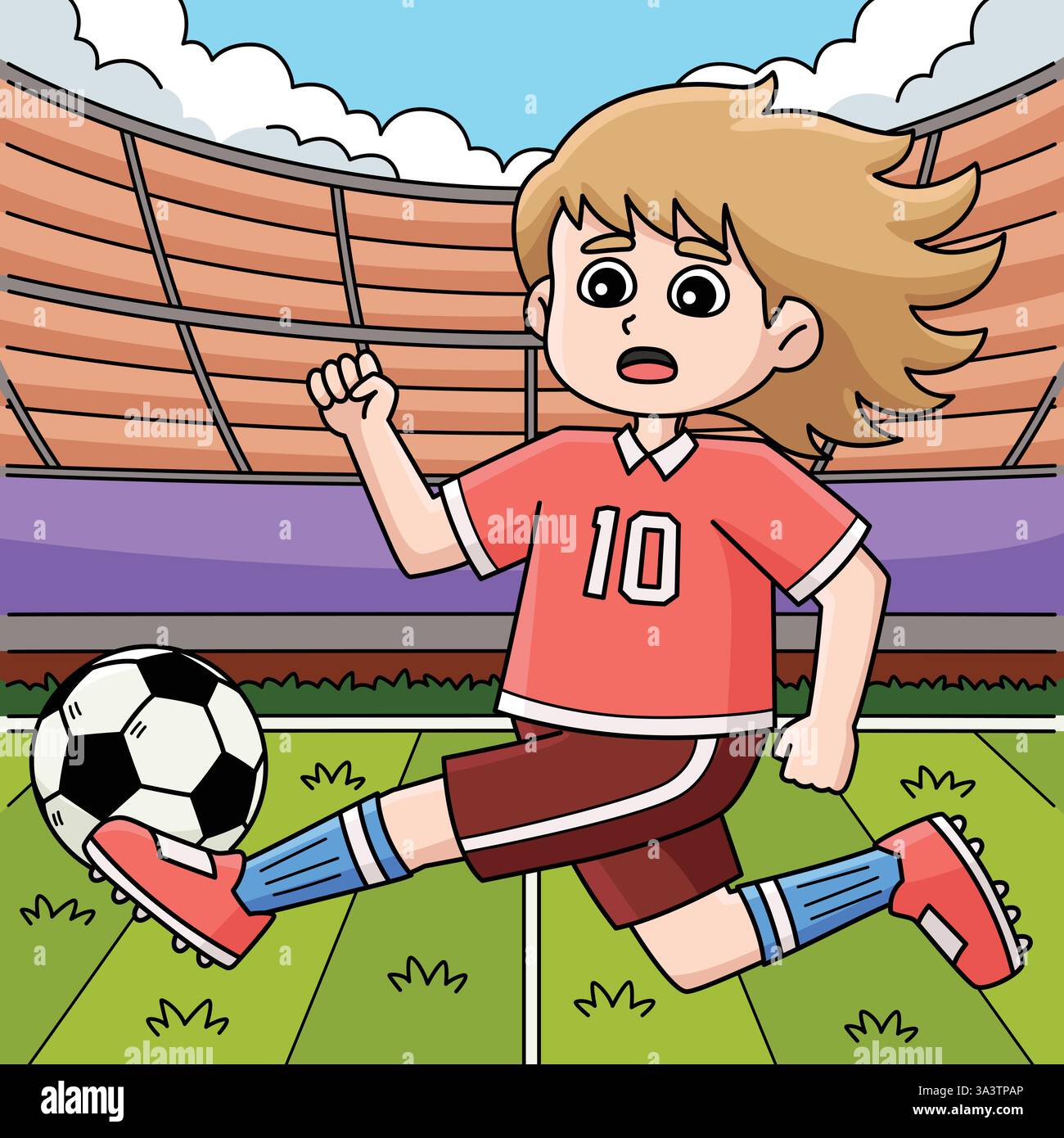 Intercepting football Stock Vector Images - Alamy