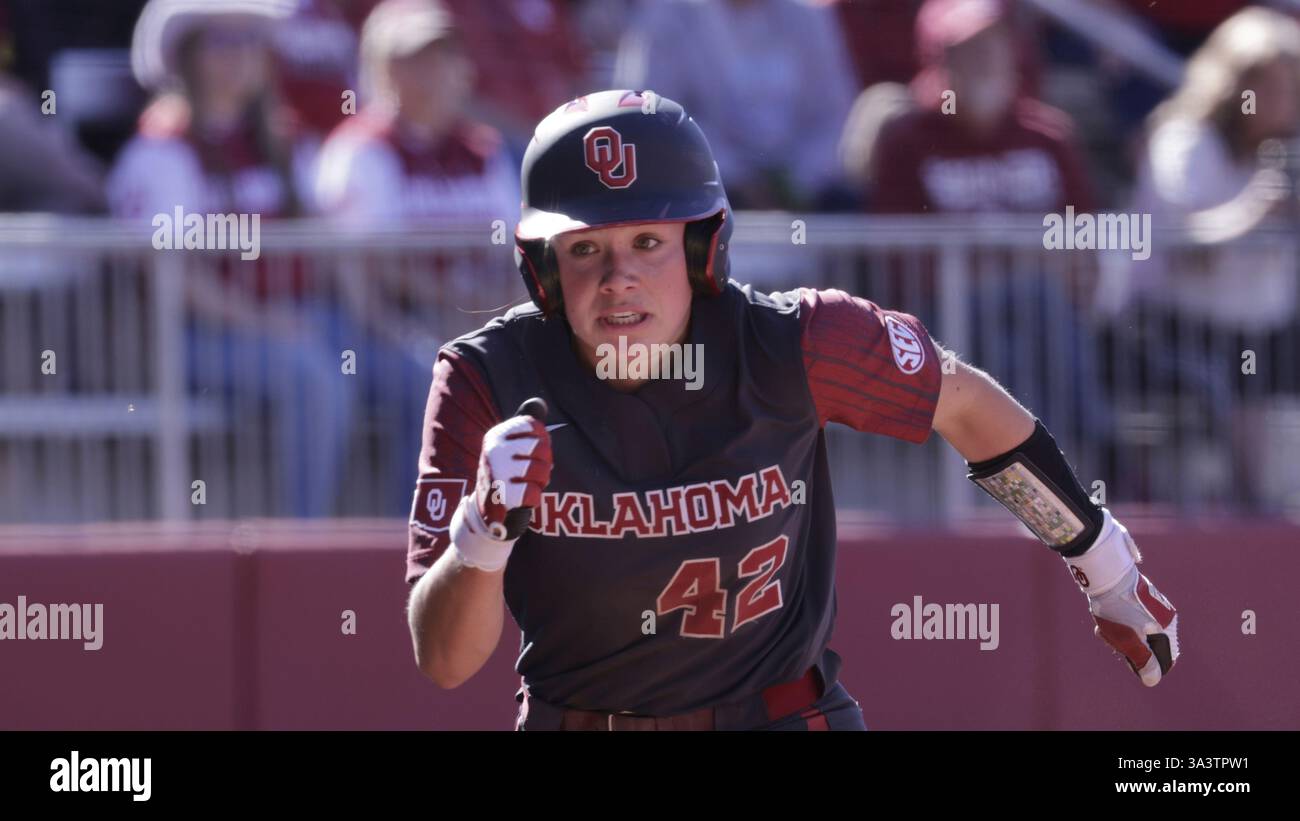 Oklahomas Gabbie Garcia During An Ncaa Softball Game On Friday Feb