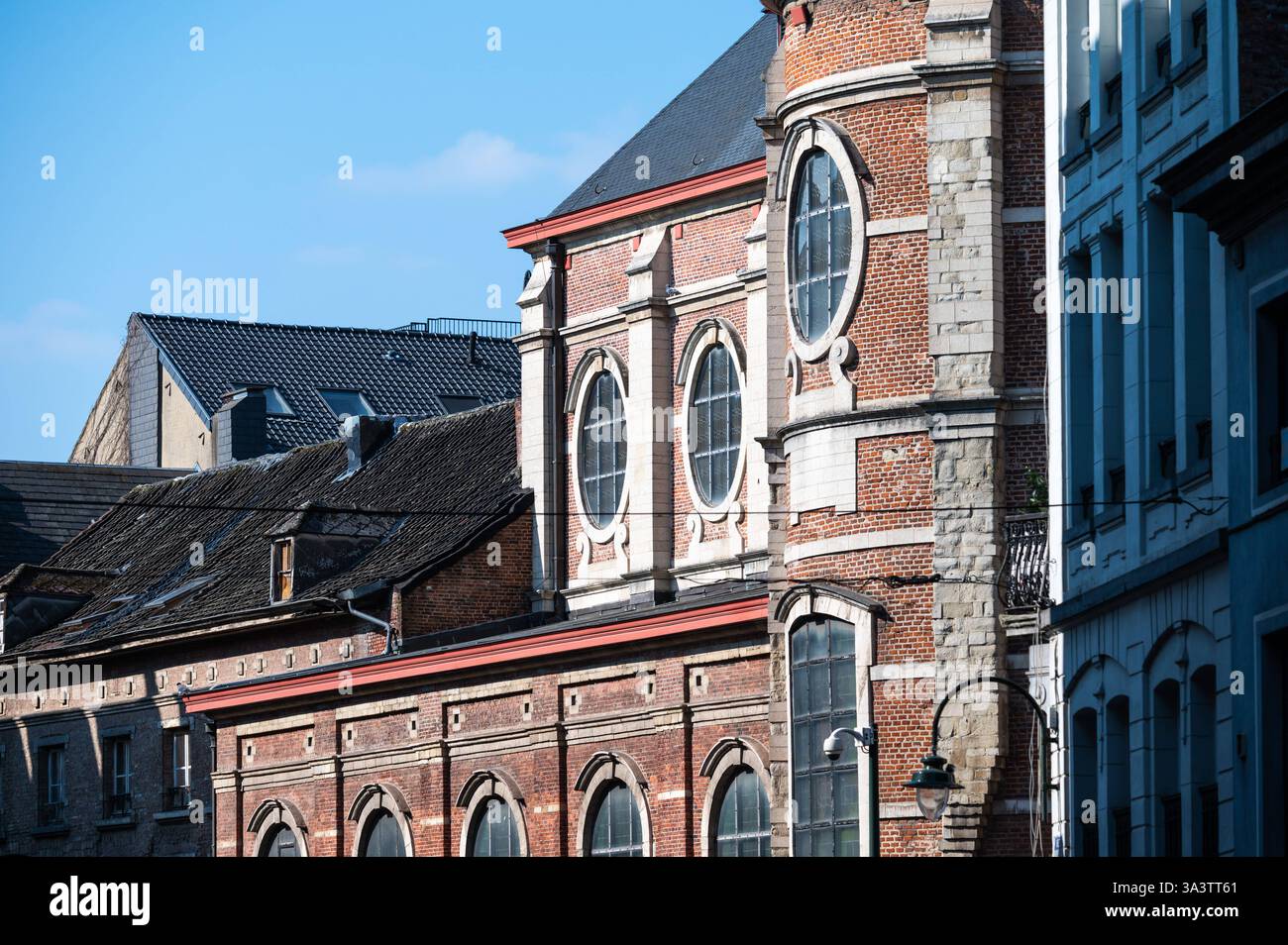 The Notre Dame aux Riches Claires old baroque church in Brussels old ...