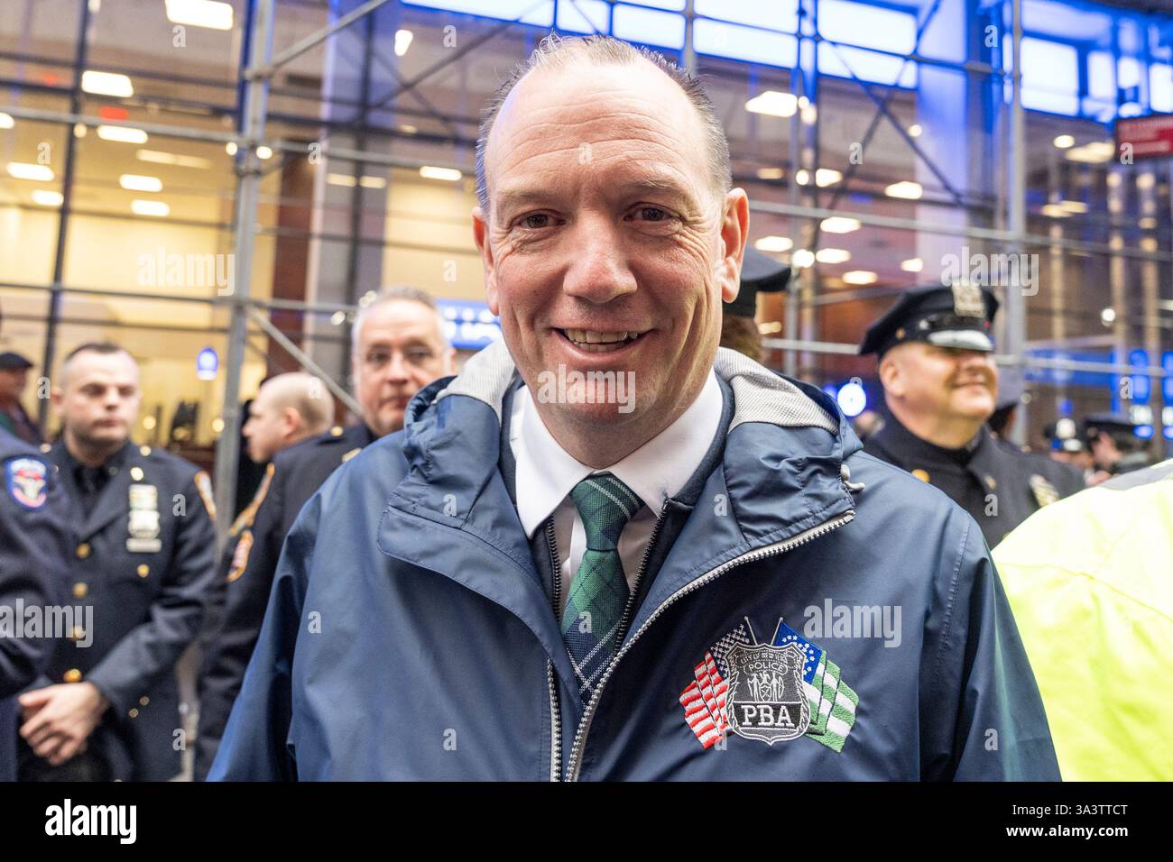 New York, USA. 17th Mar, 2025. PBA President Patrick Hendry attends ...