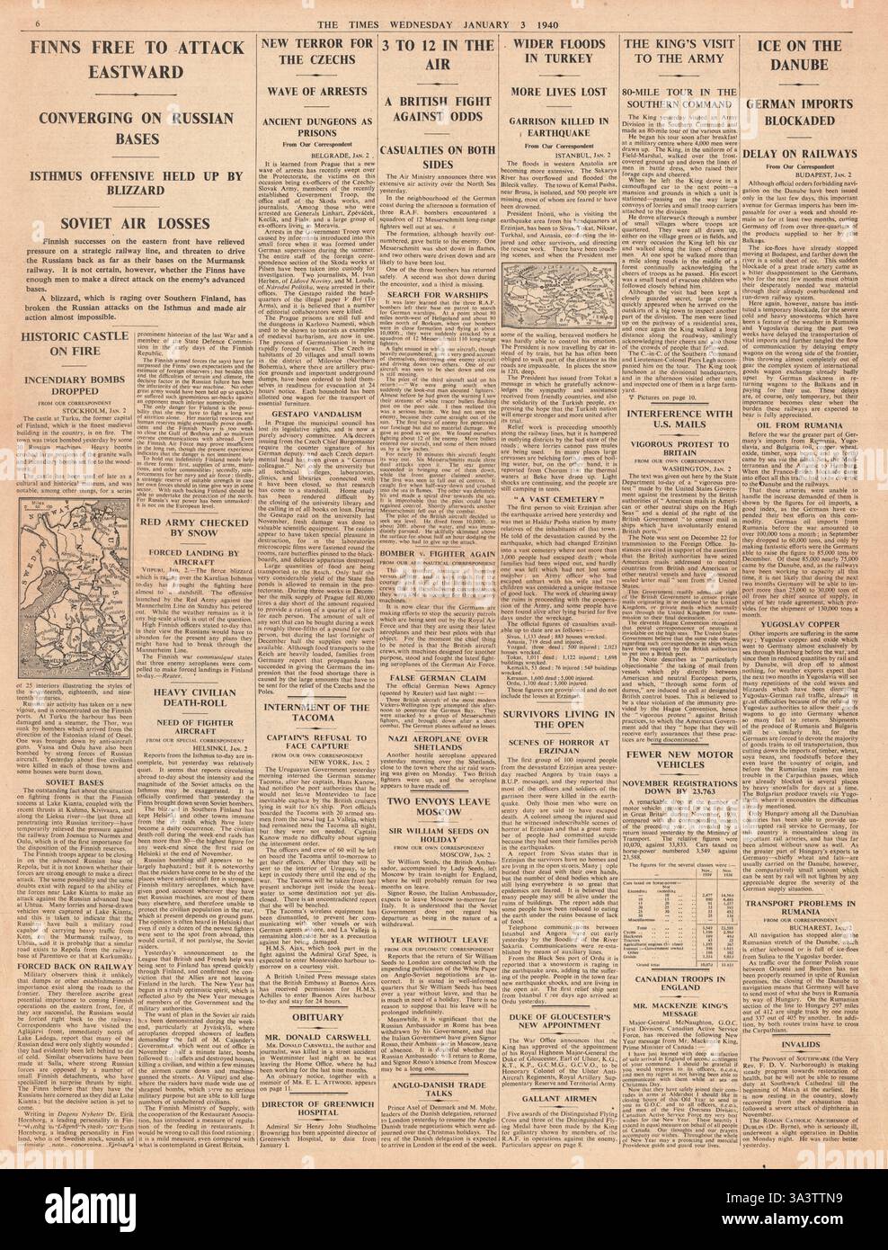 1940 the times soviet army defeated in finland hi-res stock photography ...