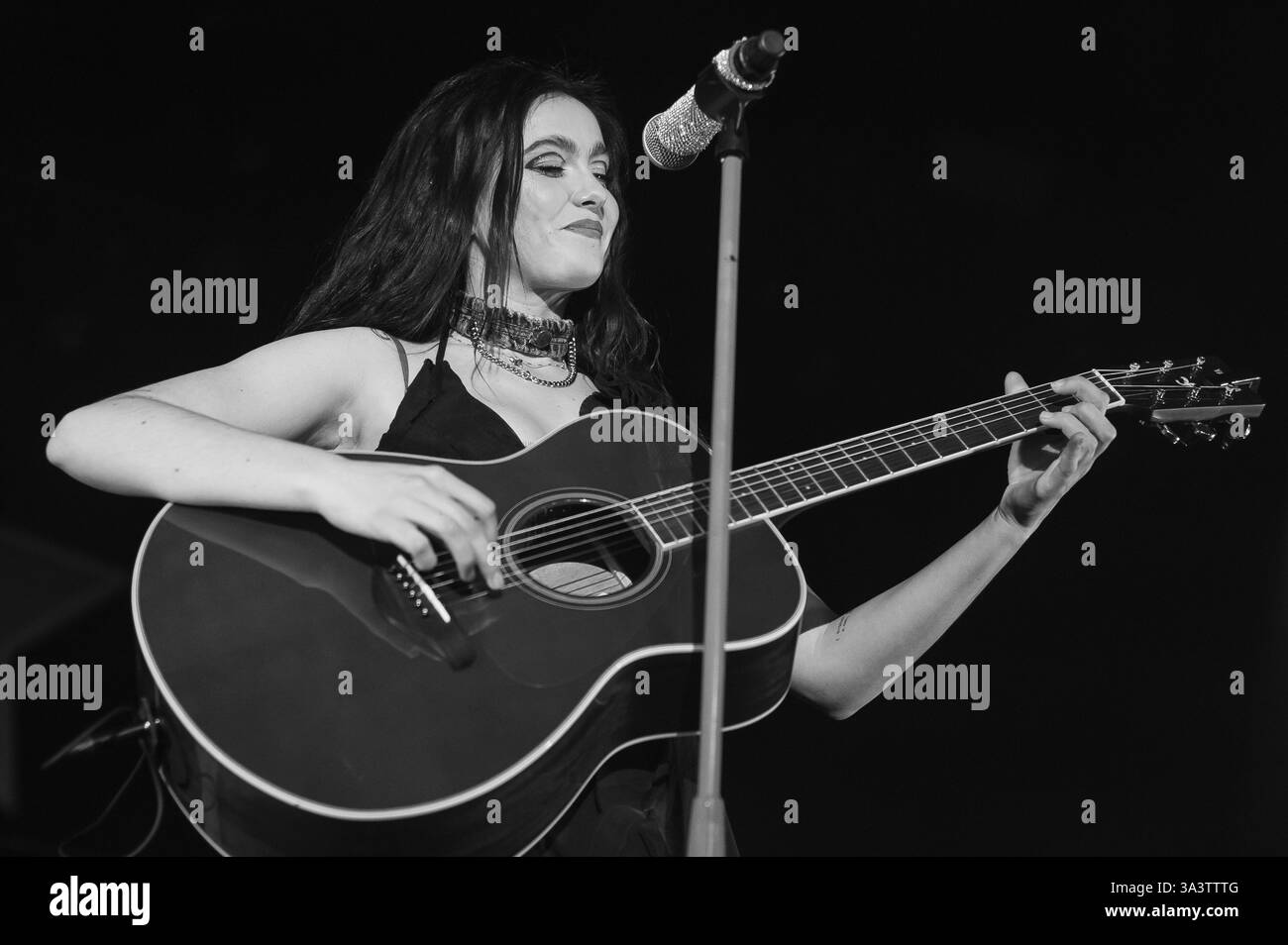 Chiara Oliver performs at La Riviera on March 17, 2025 in Madrid, Spain ...