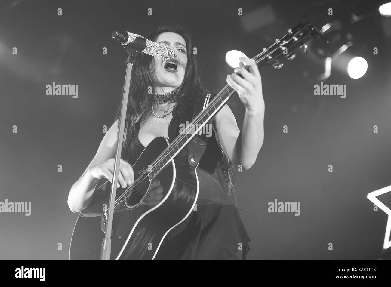 Chiara Oliver performs at La Riviera on March 17, 2025 in Madrid, Spain ...