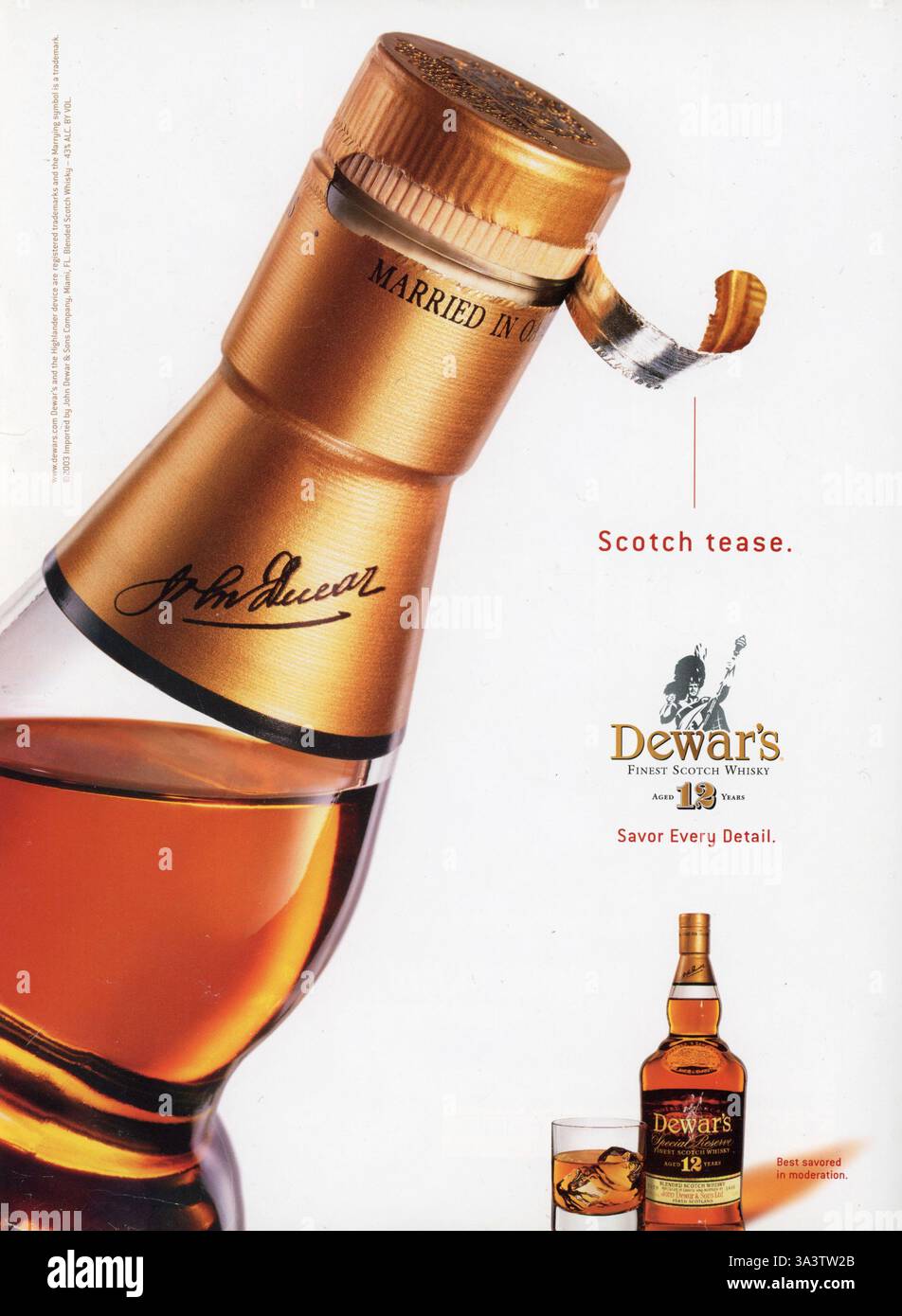 Vintage "Playboy" magazine, January 2004 issue advert, USA Stock Photo ...