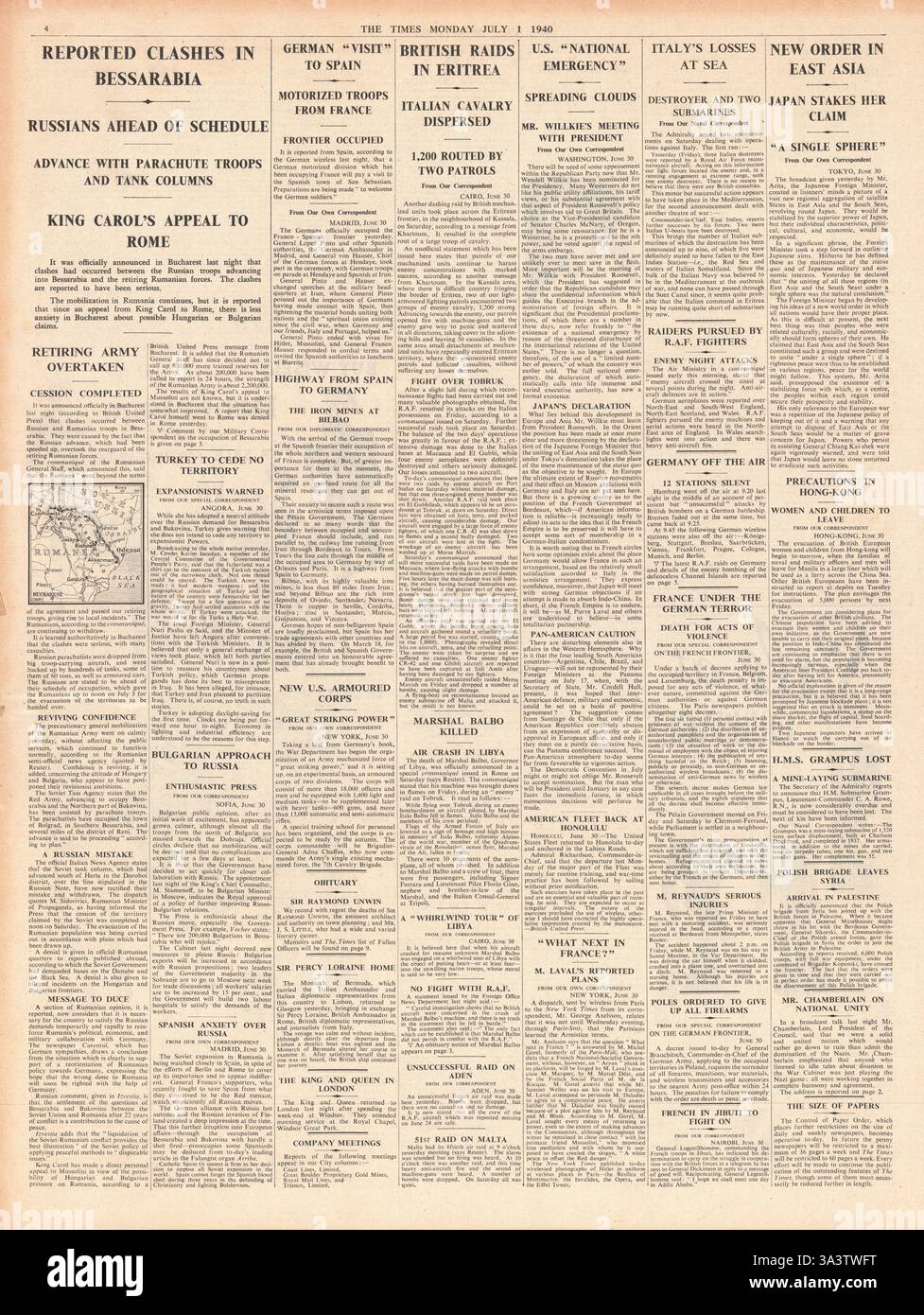 1940 the times heavy fighting in romania hi-res stock photography and ...
