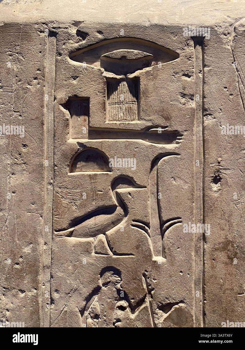 Grand Egyptian Museum cairo sculpture Stock Photo - Alamy