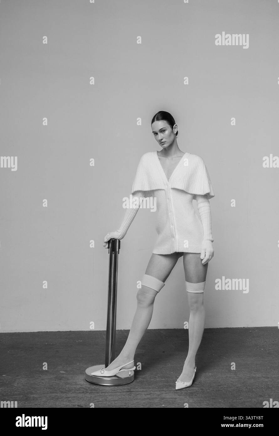 Kyiv, Ukraine - 14th February 2025: Models backstage at the CHUPRINA ...