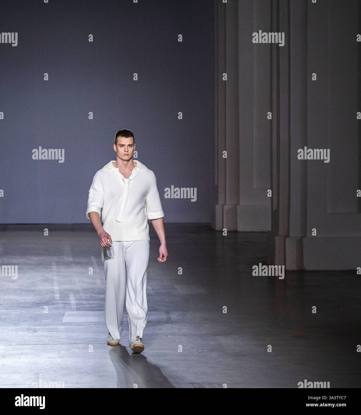 Kyiv, Ukraine - 14th February, 2025: Models grace the runway at the ...