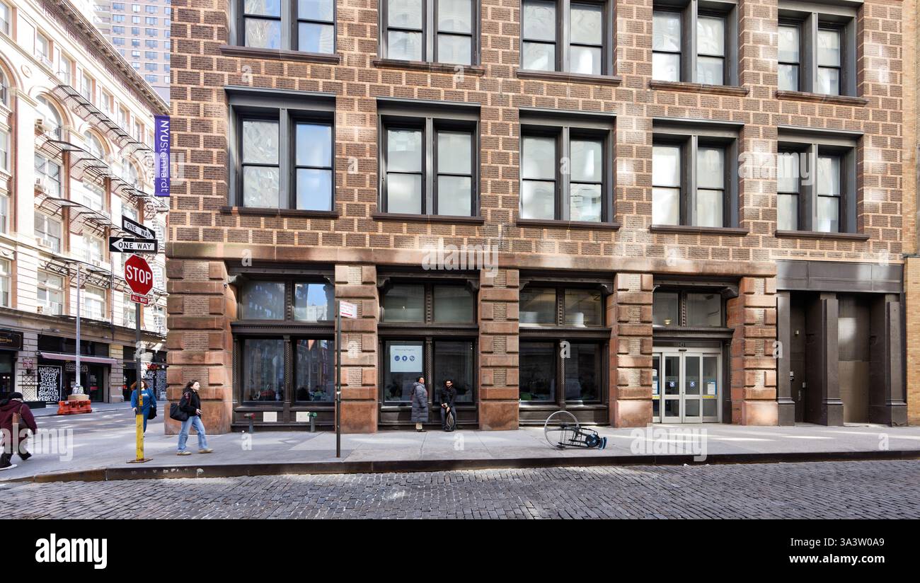 Alfred Zucker designed 20 Waverly Place (246 Greene Street) using ...