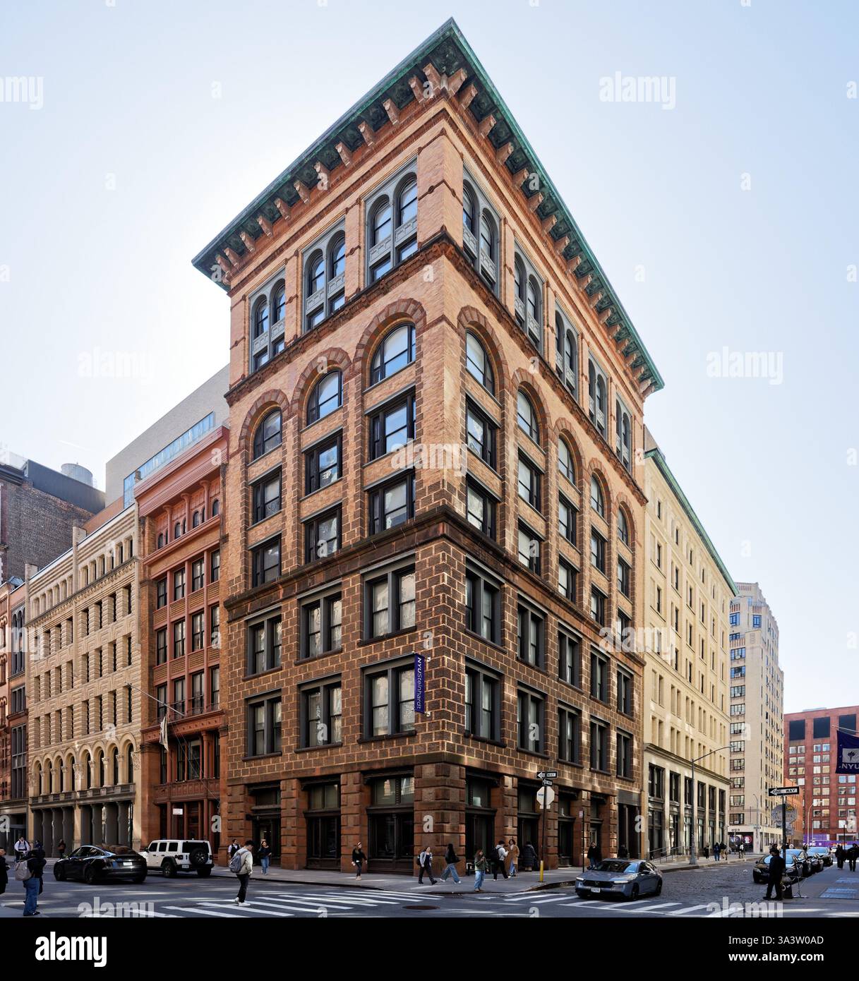 Alfred Zucker designed 20 Waverly Place (246 Greene Street) using ...