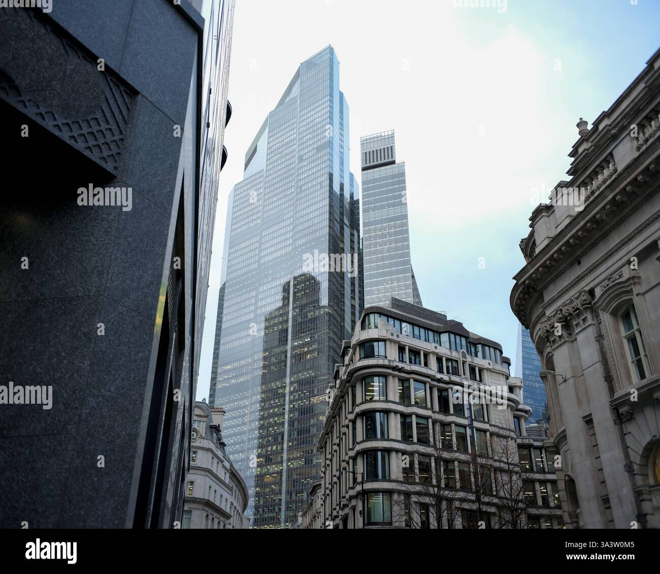 London, UK - 12/02/2024 - Tower 42 or the Nat West Tower and the City ...