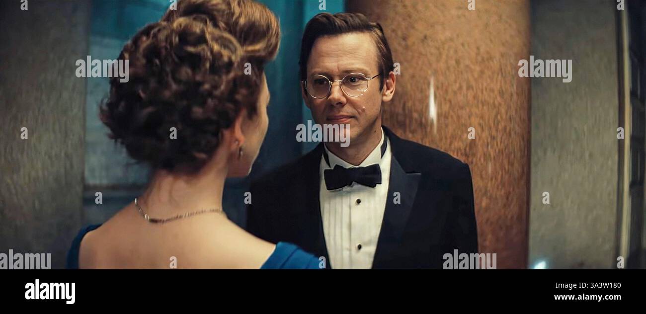 AUDREY'S CHILDREN, from left: Natalie Dormer, as Dr. Audrey Evans, Jimmi Simpson, as Dan D'Angio ...