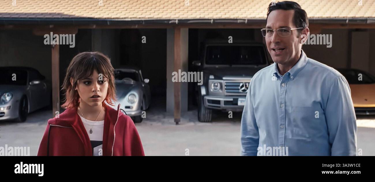 DEATH OF A UNICORN, from left: Jenna Ortega, Paul Rudd, 2025. © A24 ...