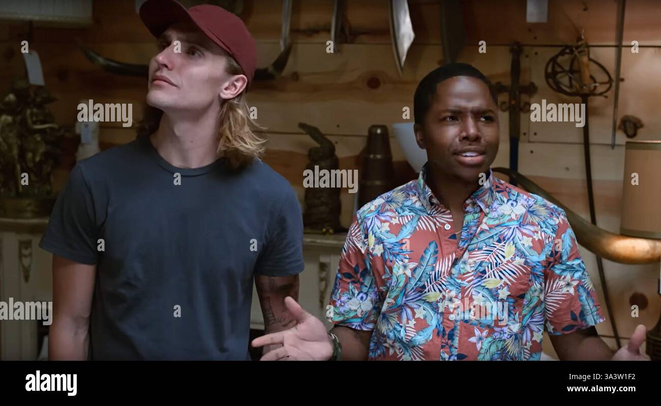 THE DUEL, from left: Hart Denton, Denny Love, 2023. © Lionsgate Films ...