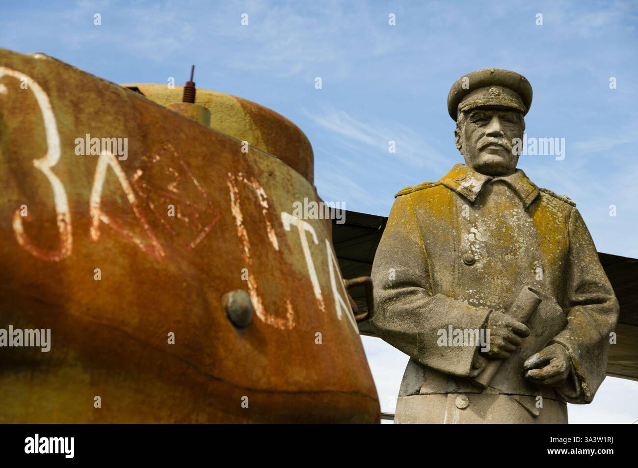 Stone statue of Soviet dictator and tyrant Joseph Stalin Stock Photo ...