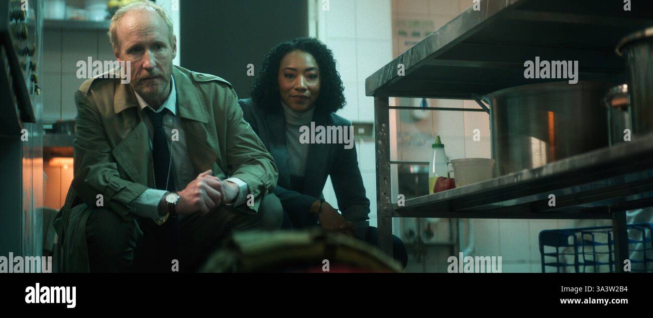 NOVOCAINE, from left: Matthew Walsh, Betty Gabriel, 2025. © Paramount ...