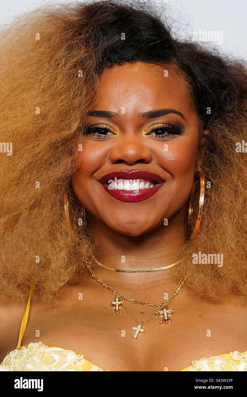 Dara Renee arrives at the iHeartRadio Music Awards, Monday, March 17 ...