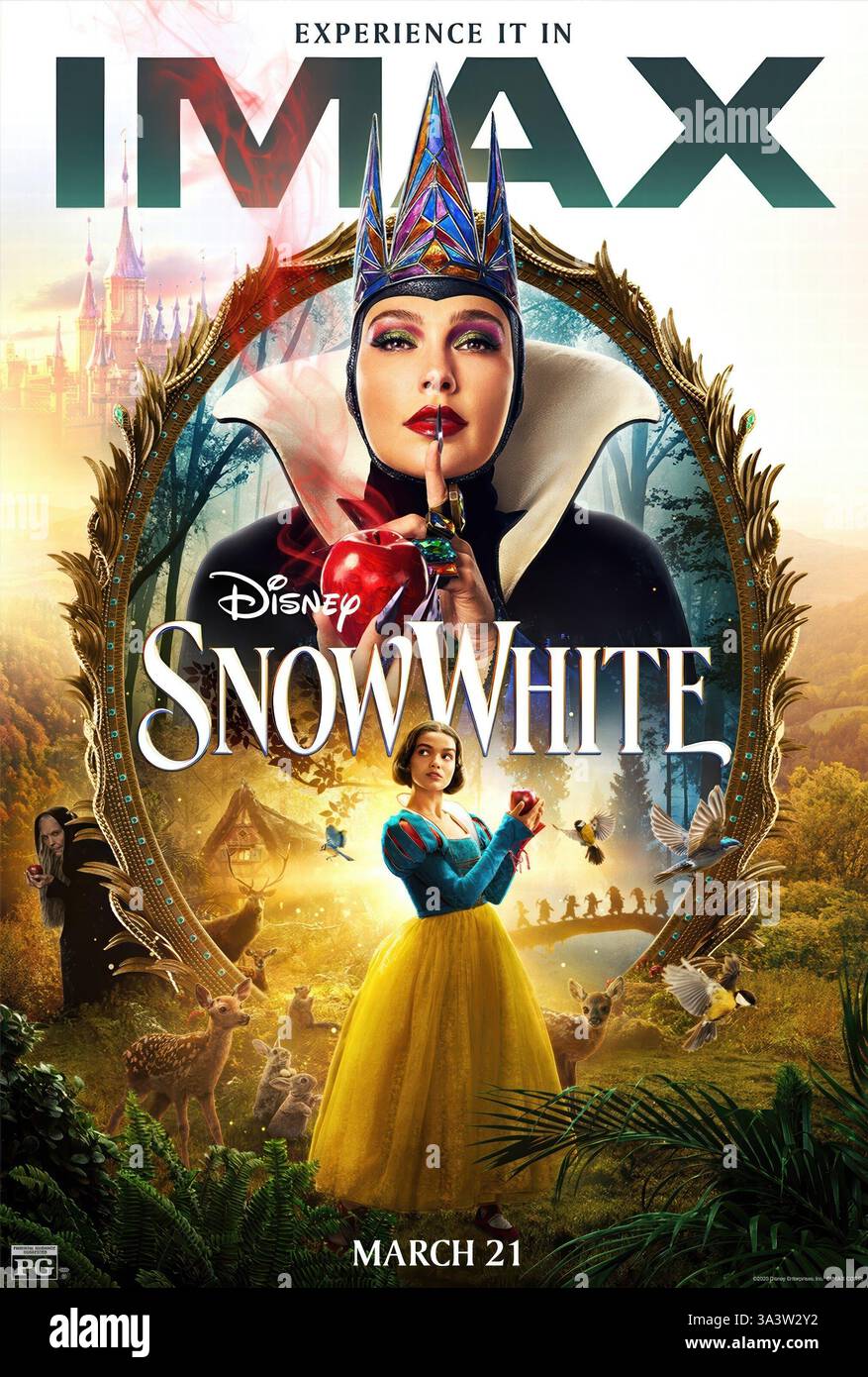 SNOW WHITE, US IMAX poster, from top: Gal Gadot as the Evil Queen ...