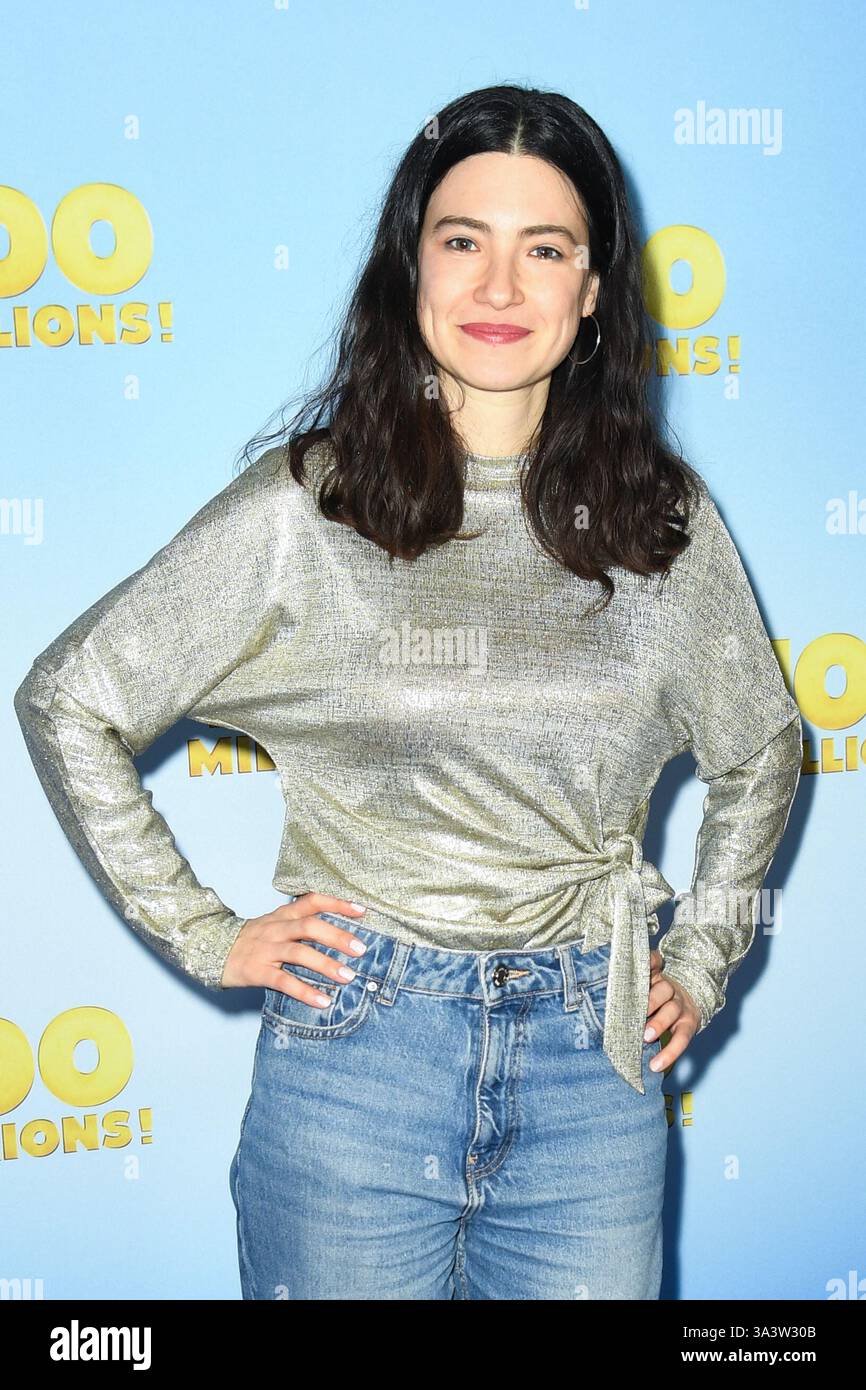 Paris, France. 17th Mar, 2025. Jade-Rose Parker attending the Cent Millions Premiere in Paris ...