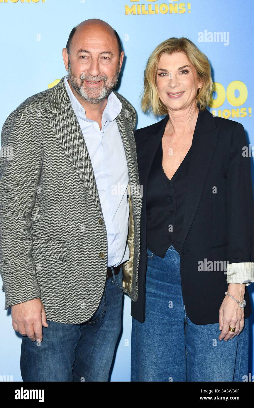 Paris, France. 17th Mar, 2025. Kad Merad and Michele Laroque attending ...