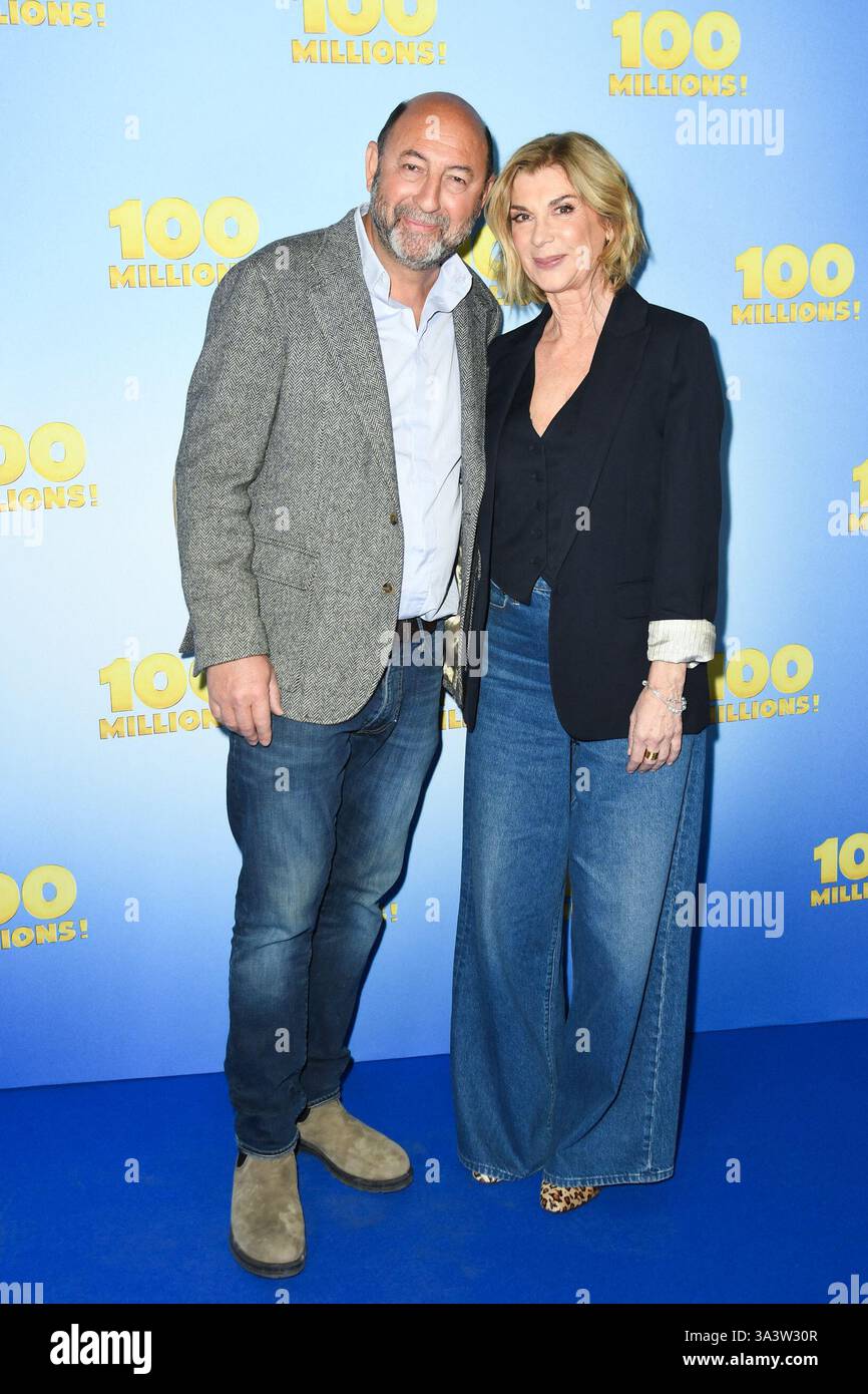 Paris, France. 17th Mar, 2025. Kad Merad and Michele Laroque attending ...