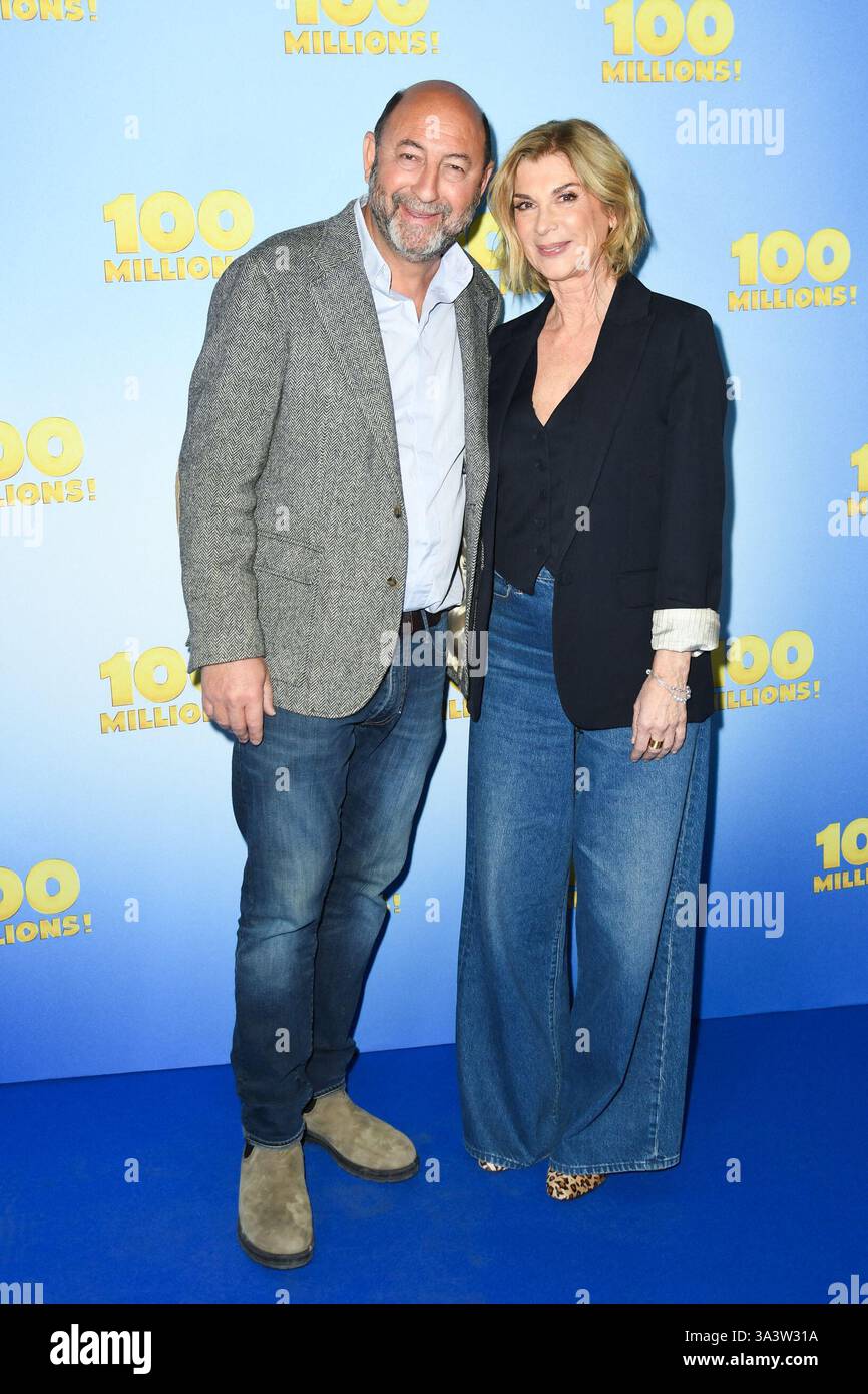 Paris, France. 17th Mar, 2025. Kad Merad and Michele Laroque attending ...