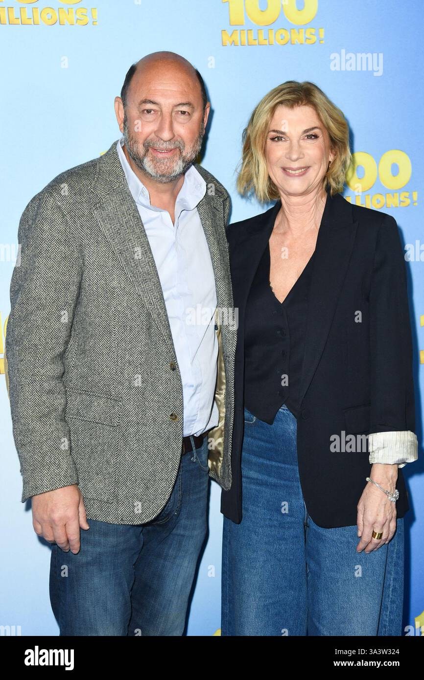 Paris, France. 17th Mar, 2025. Kad Merad and Michele Laroque attending ...