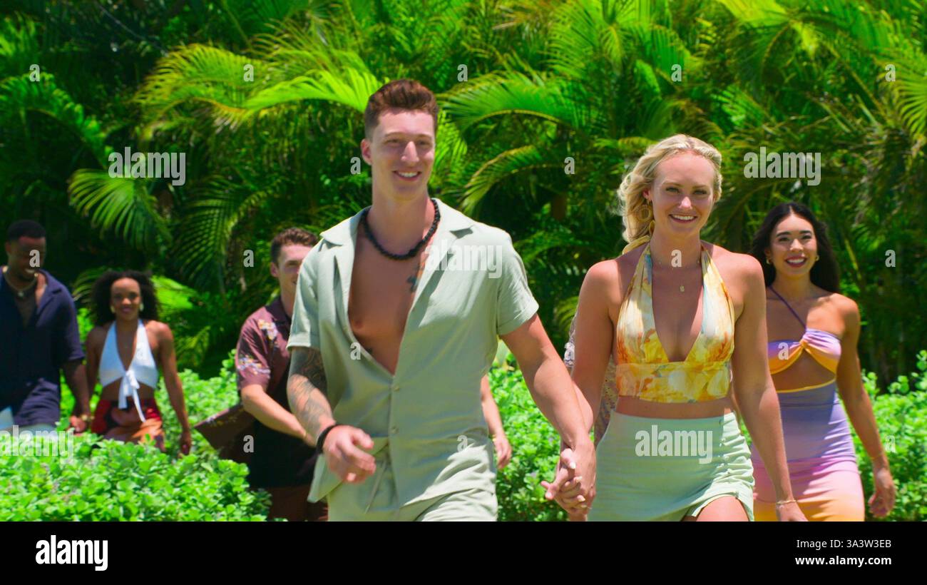 TEMPTATION ISLAND, from left: Brion Whitley, Shante Glover, Grant ...