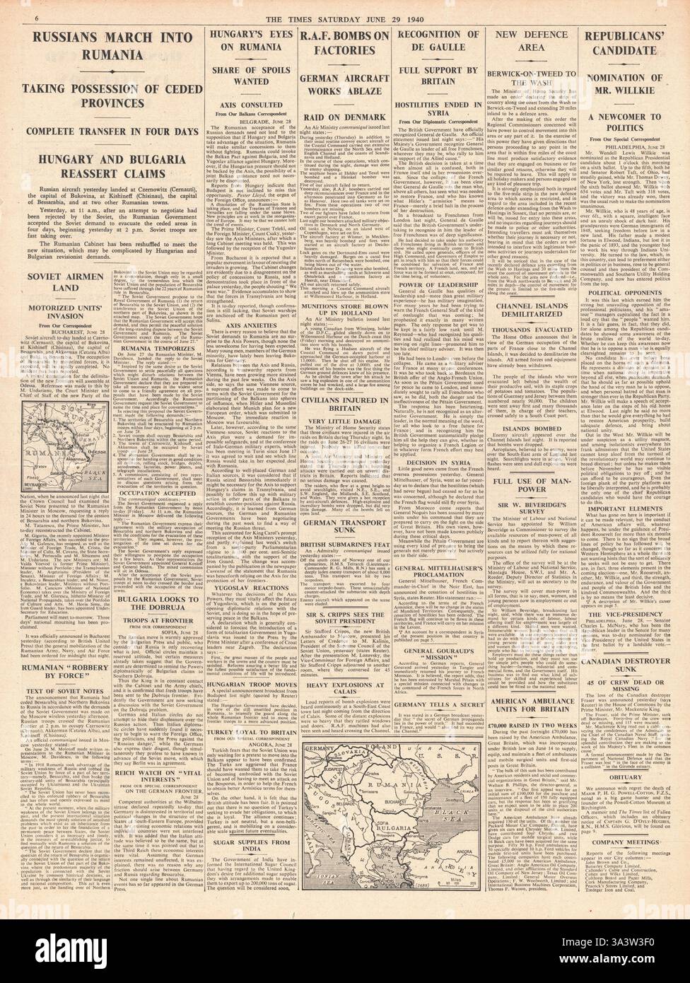 1940 the times russian forces invade romania hi-res stock photography ...