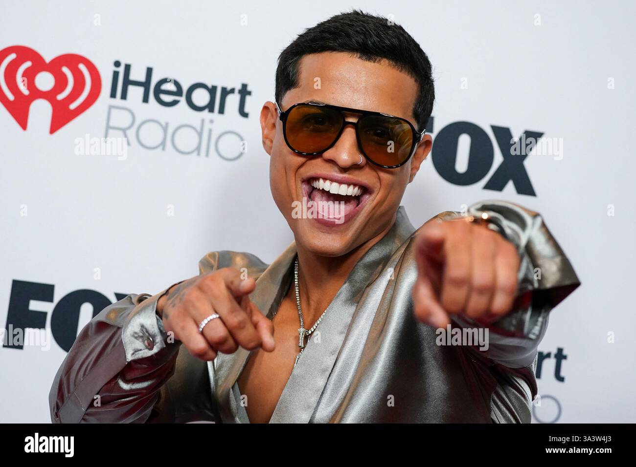Christian Alicea arrives at the iHeartRadio Music Awards, Monday, March ...