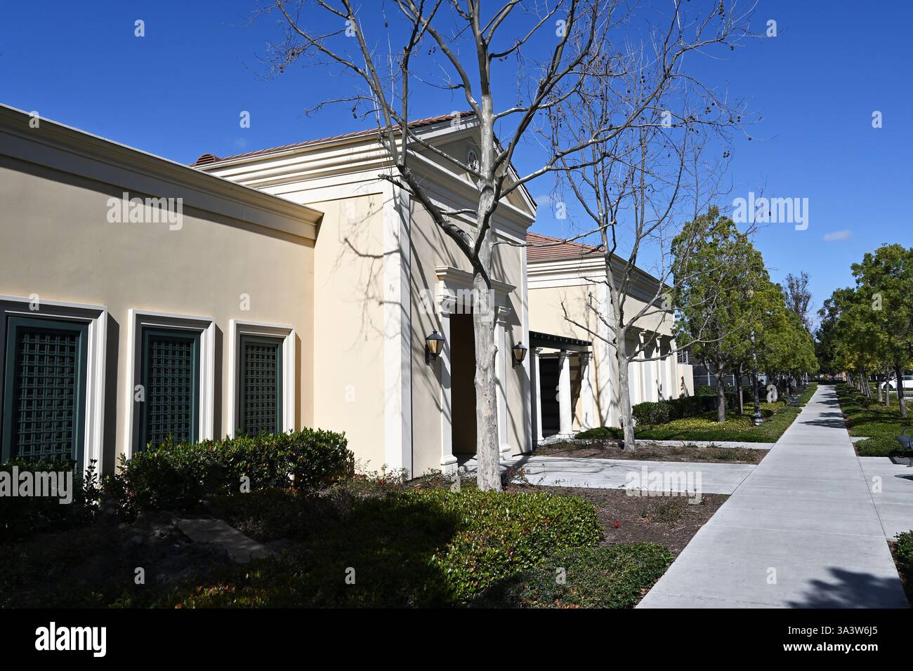 IRVINE, CALIFORNIA - 10 FEB 2025: Cypress Community Center is a multi ...