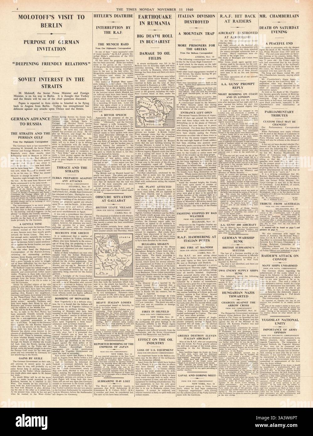 1940 the times soviet foreign minister molotov visits berlin hi-res ...