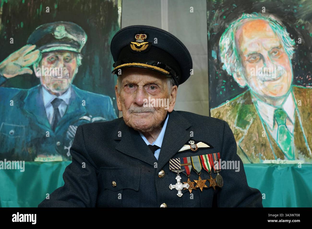 File photo dated 17/07/24 of the last known Battle of Britain pilot ...