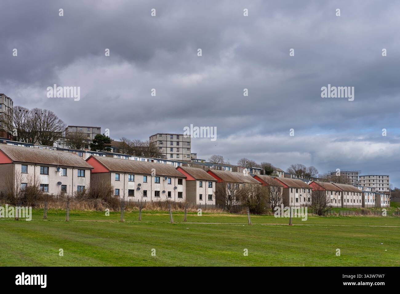 16 March 2025. Girdleness Road area,Torry,Aberdeen,Scotland. This is ...