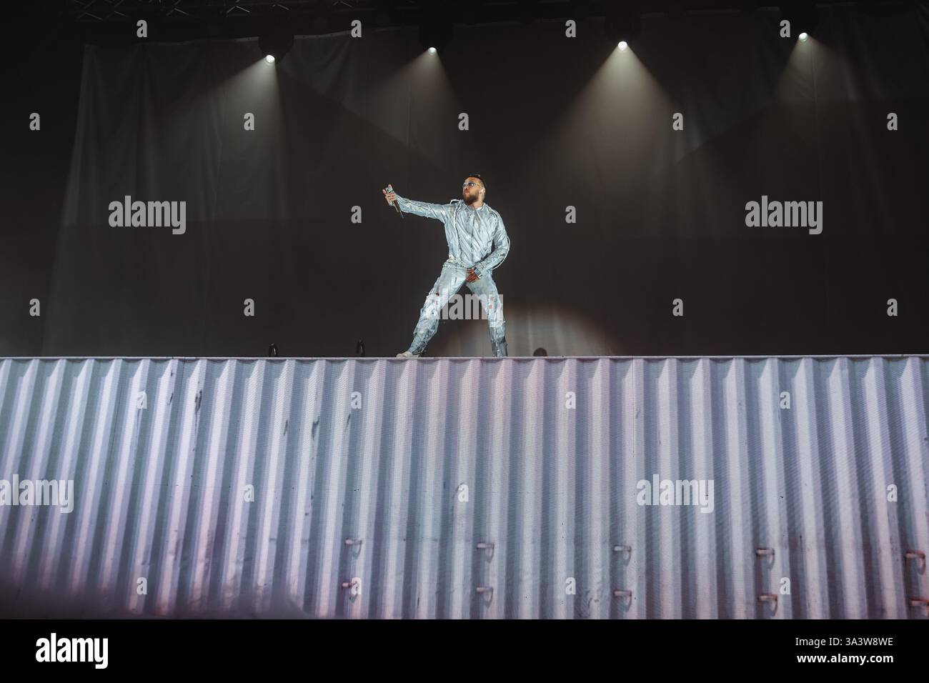 Barcelona, Spain. 16th March 2025. Jhayco (aka Jhay Cortez), reggaeton ...