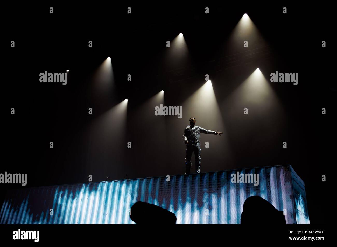 Barcelona, Spain. 16th March 2025. Jhayco (aka Jhay Cortez), reggaeton ...